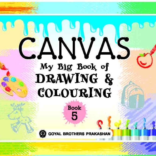 Canvas My Big Book of Drawing and Colouring Level B (LKG)