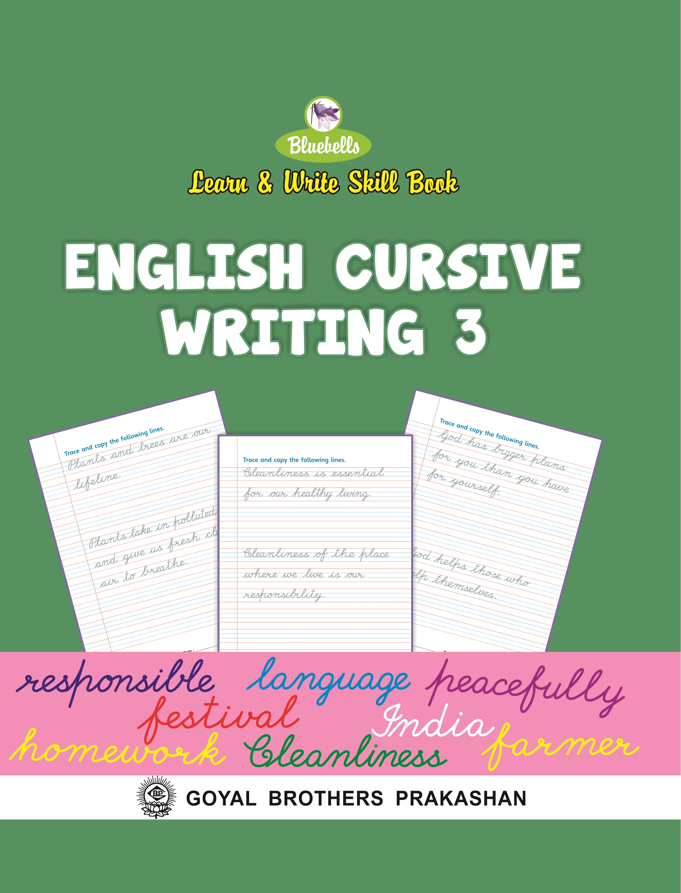  Bluebell Learn And Write English Cursive Writing For CBSE Class 3