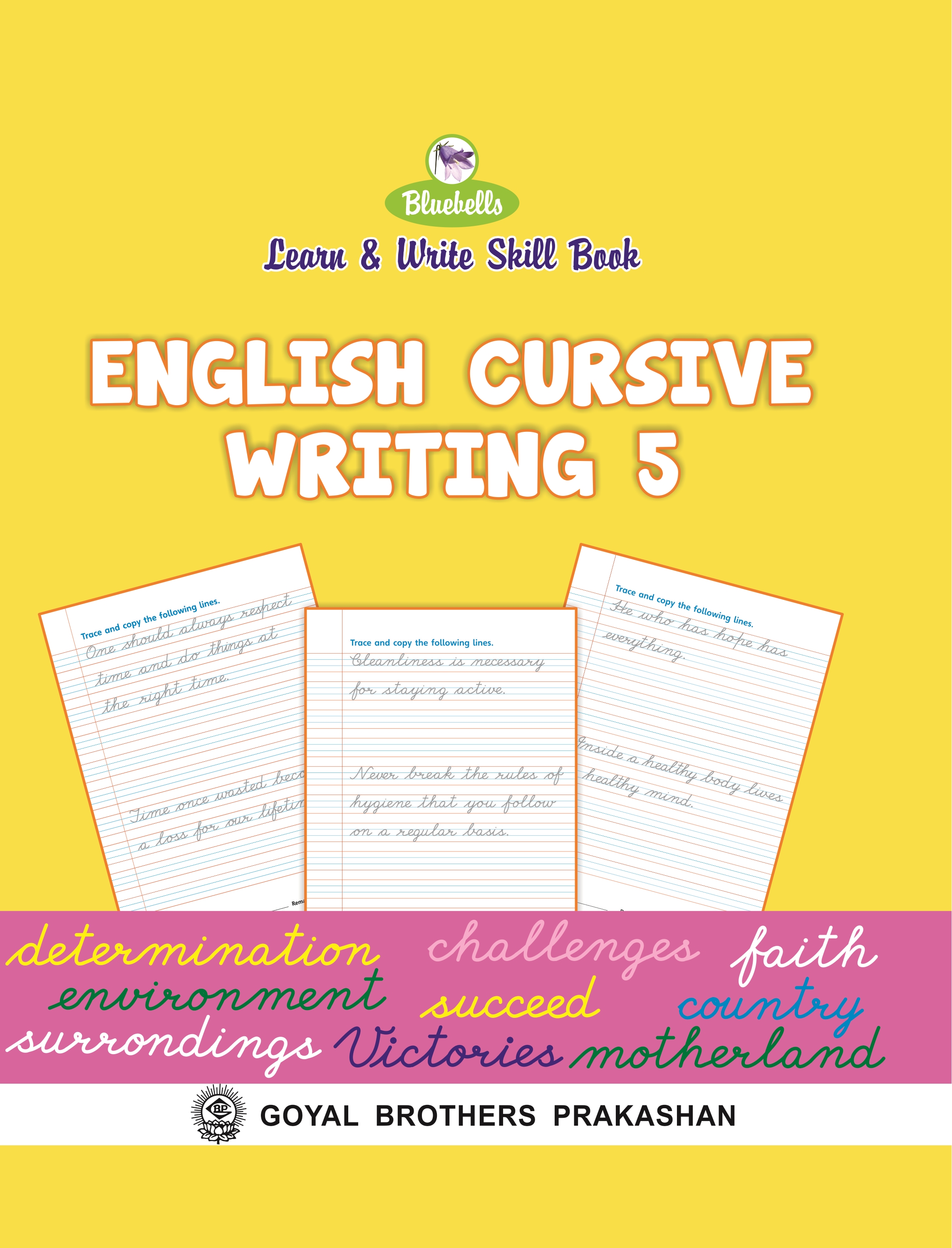  Bluebell Learn And Write English Cursive Writing For CBSE Class 5
