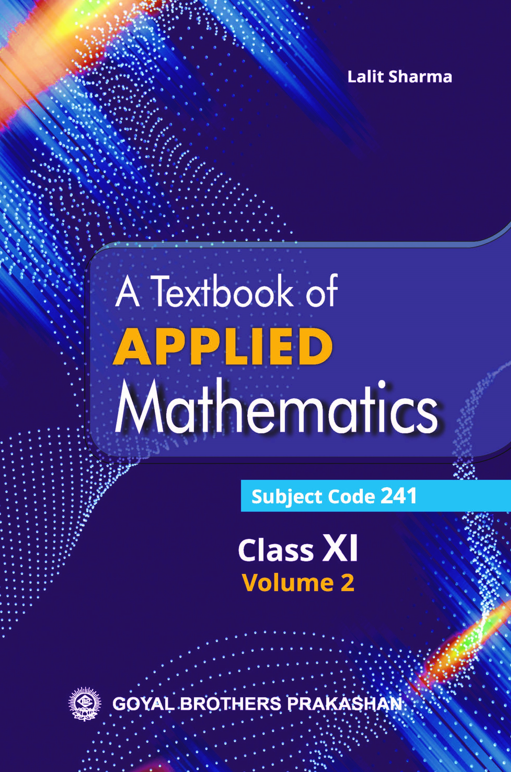  CBSE Class 11 Applied Mathematics Book A Textbook Of Applied